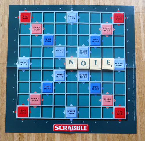 Chocolate Scrabble | Cooking Chapbook